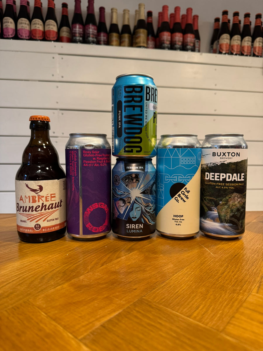 Glutenfri ølsæt inkl 6 øl