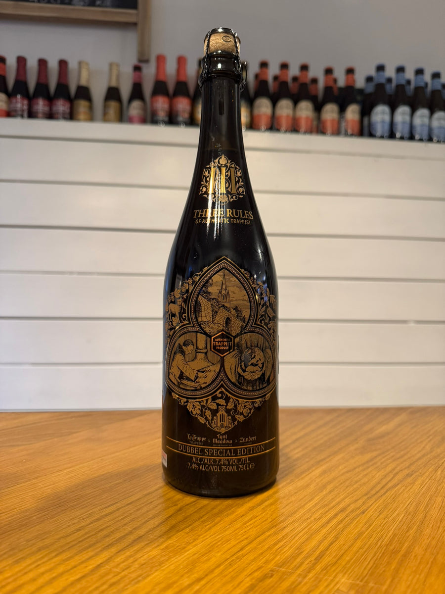 Three Rules of Authentic Trappist - 75cl, 7,4%, Belgisk Dubbel - Bierb